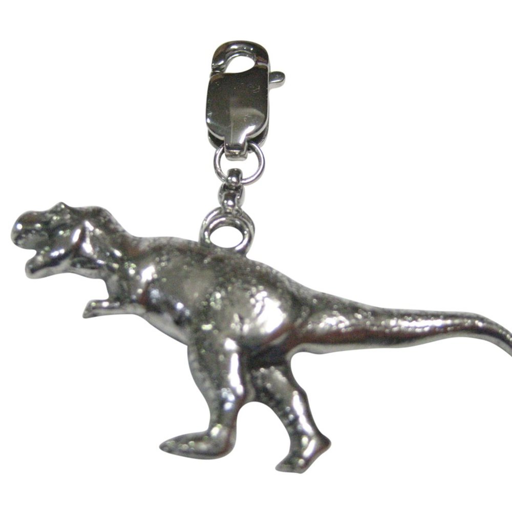 Tyrannosaurus Rex T Rex Dinosaur Zipper Pull Charm - Gem